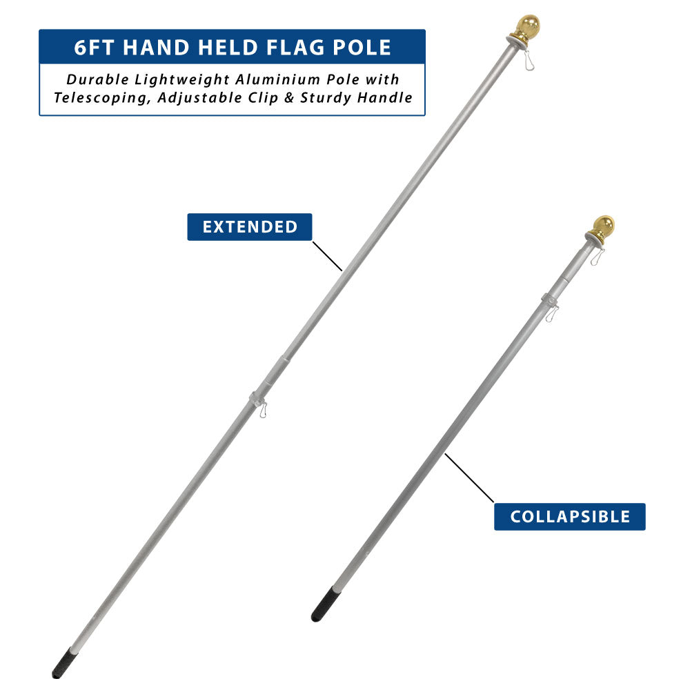 6ft Hand Held Pole | Rad Pride | You Shop We Donate