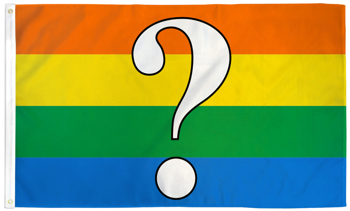 Questioning Flag 3x5ft | Rad Pride | You Shop We Donate