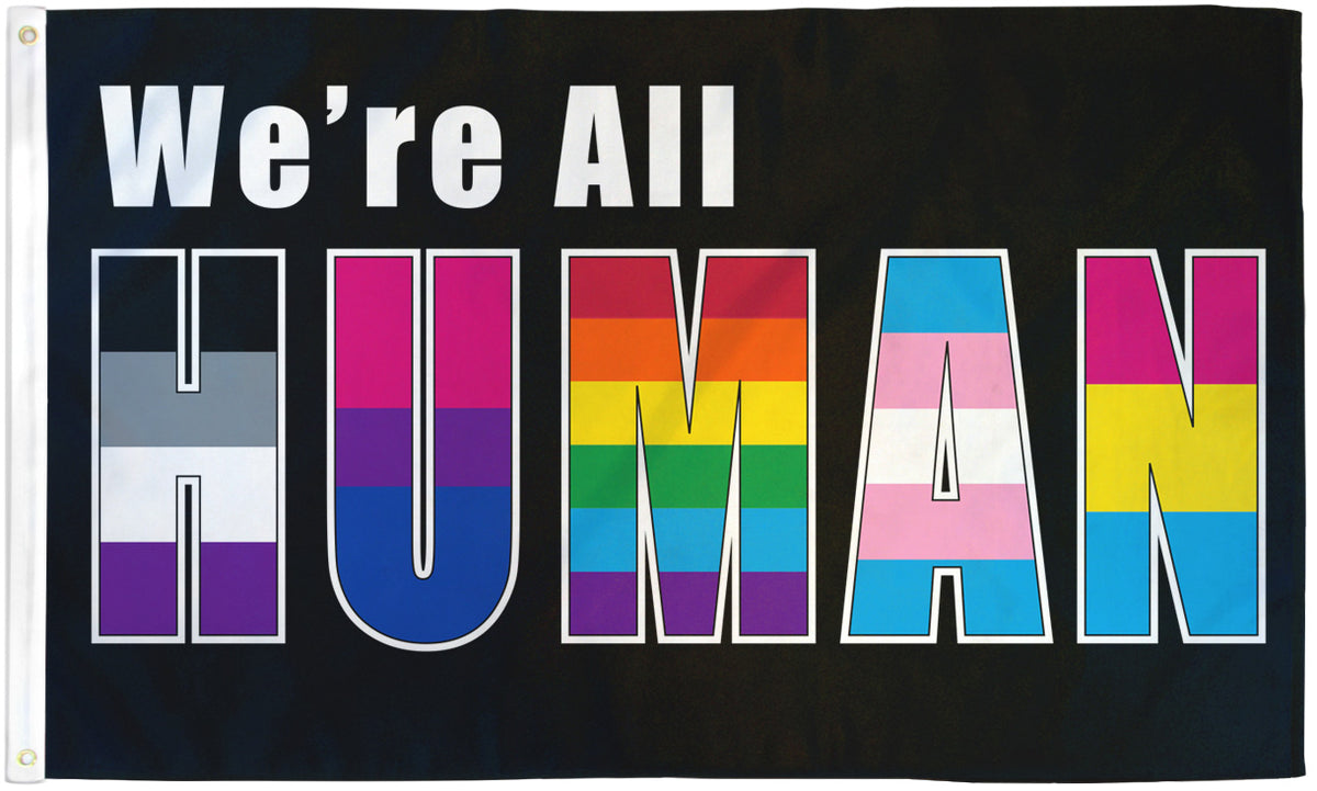 Human Pride Colors Flag 3x5ft | Rad Pride | You Shop We Donate